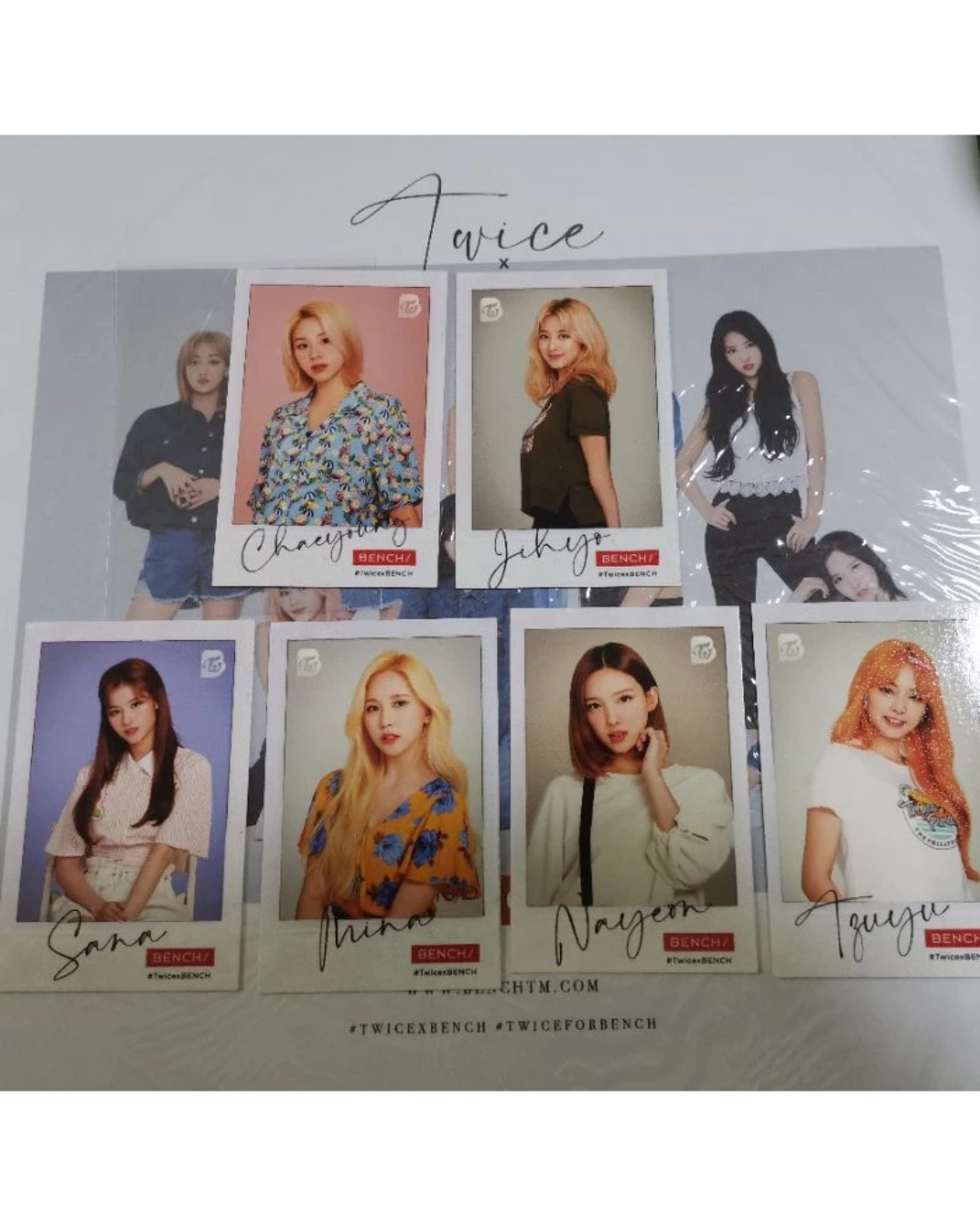 [COLLAB] TWICE Bench magazine (Photobook) / Photocard Pc – 2pomnation